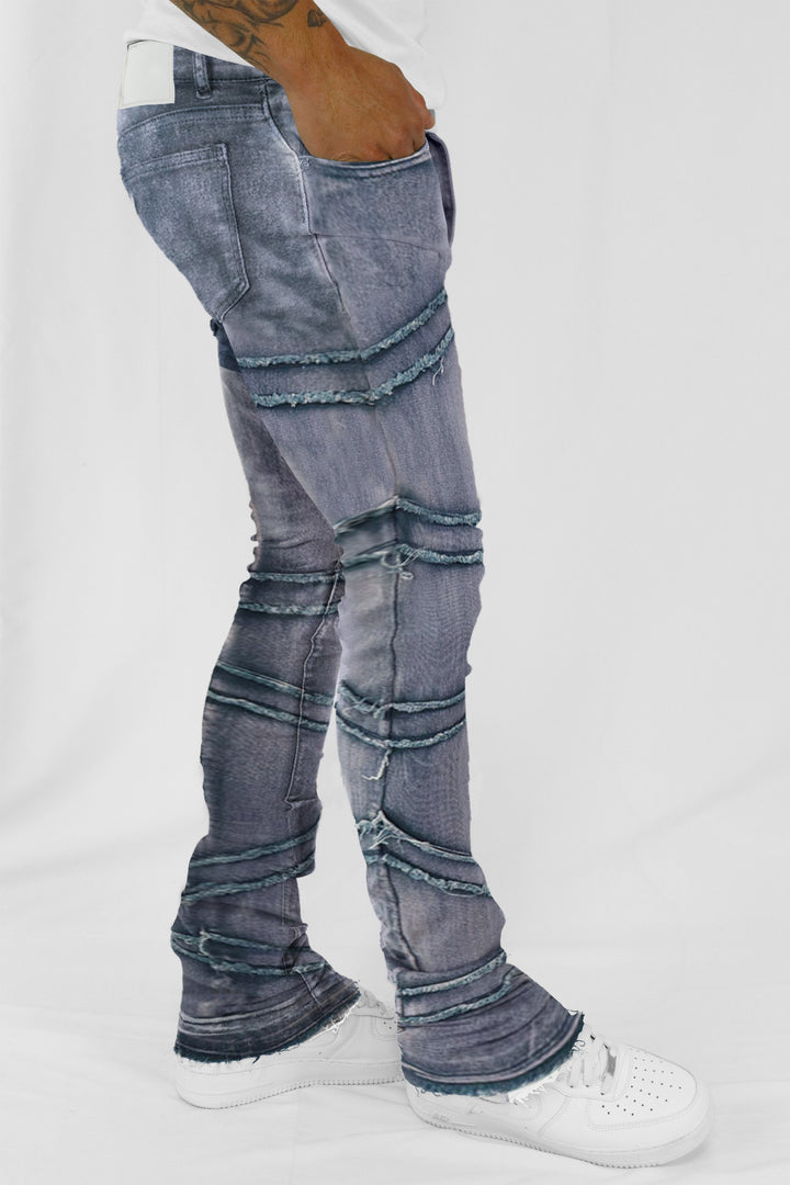 Loading Up Stacked Denim (Lavender)